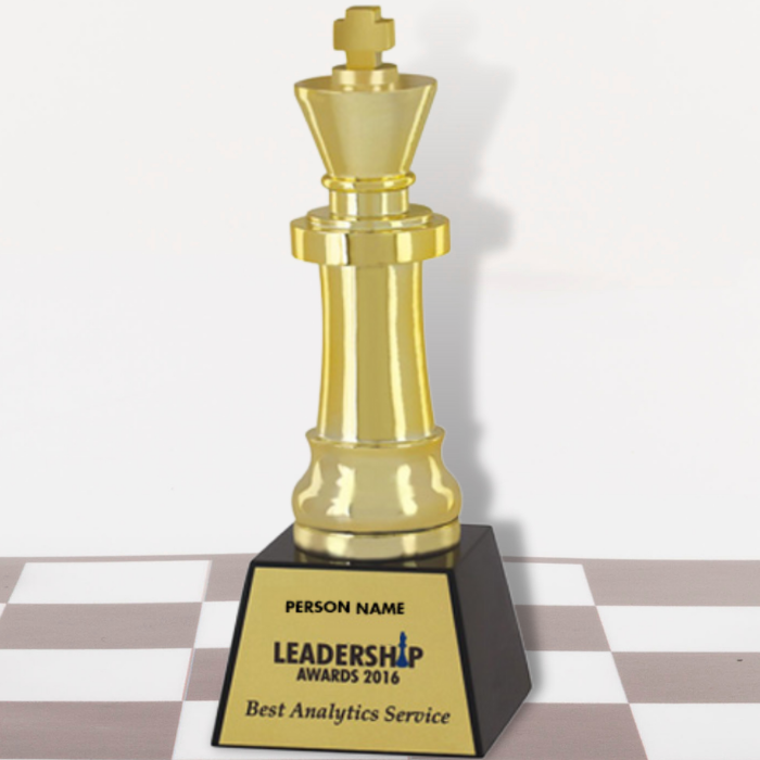Leadership Award Trophy - Custom Engraved Recognition | PromotionalWears